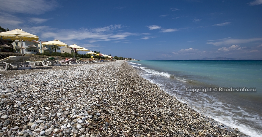 Ialyssos or Trianta beach in Rhodes Island - Rhodesinfo.gr | Rhodes ...